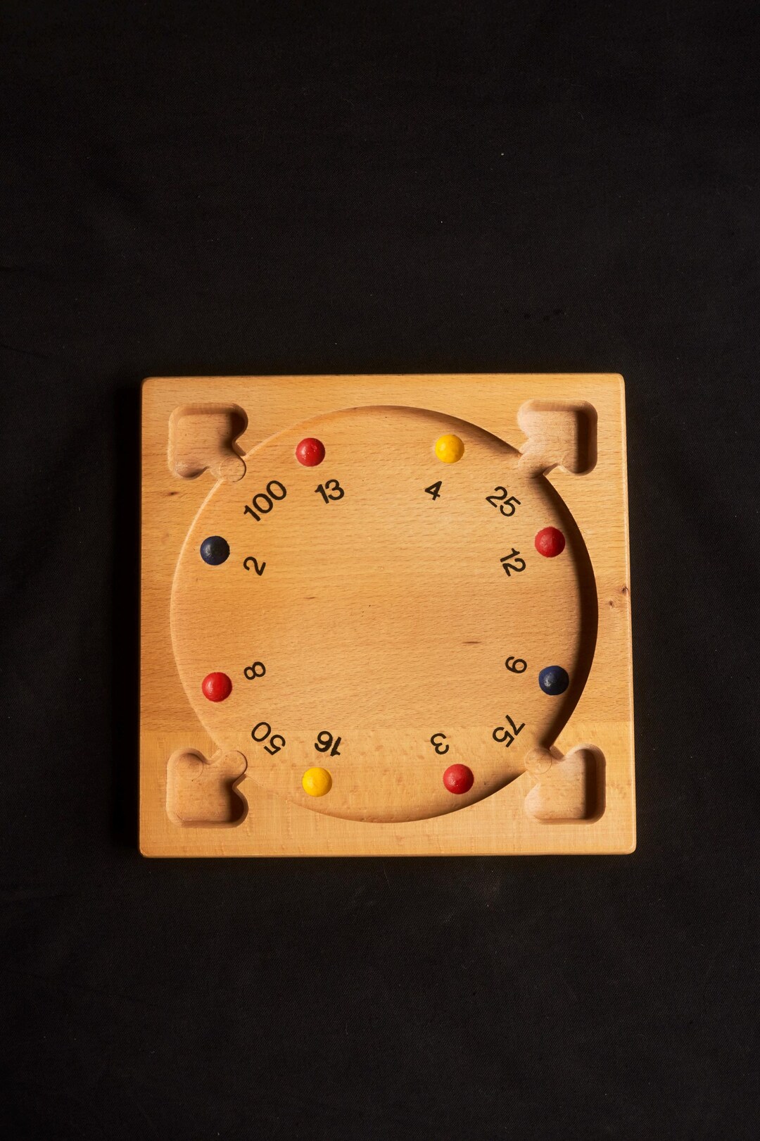 Vintage Wooden Tyrolean Roulette Board Decorative Catchall Tray | Folk ...