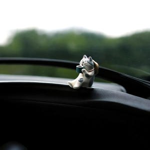 Mini Cats Figurine Car Dashboard Decor – Cute Mini Cat, Car Accessory ...