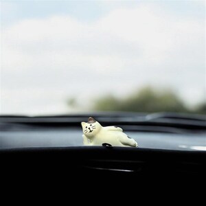 Mini Cats Figurine Car Dashboard Decor – Cute Mini Cat, Car Accessory ...
