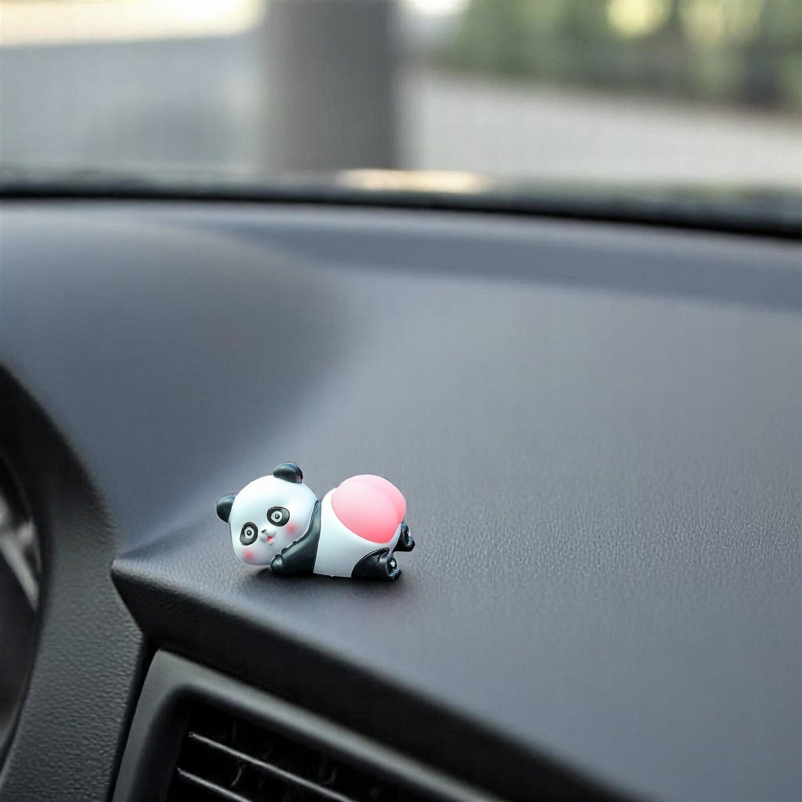 Kawaii Animal Car Dashboard Figurine: Funny Butt up Panda, Bunny, or ...
