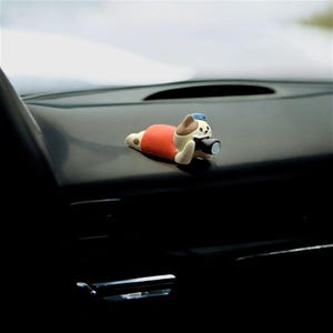 Cute Mini Cat Figurine Car Dashboard Decor – Kawaii Car Ornament, Cat ...