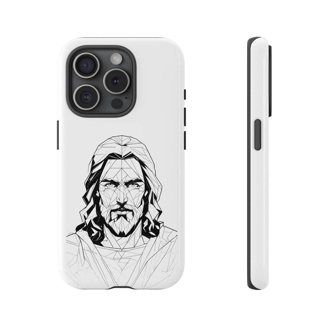 Sacred Geometry - Geometric Jesus Christ Design iPhone Case - Tough ...