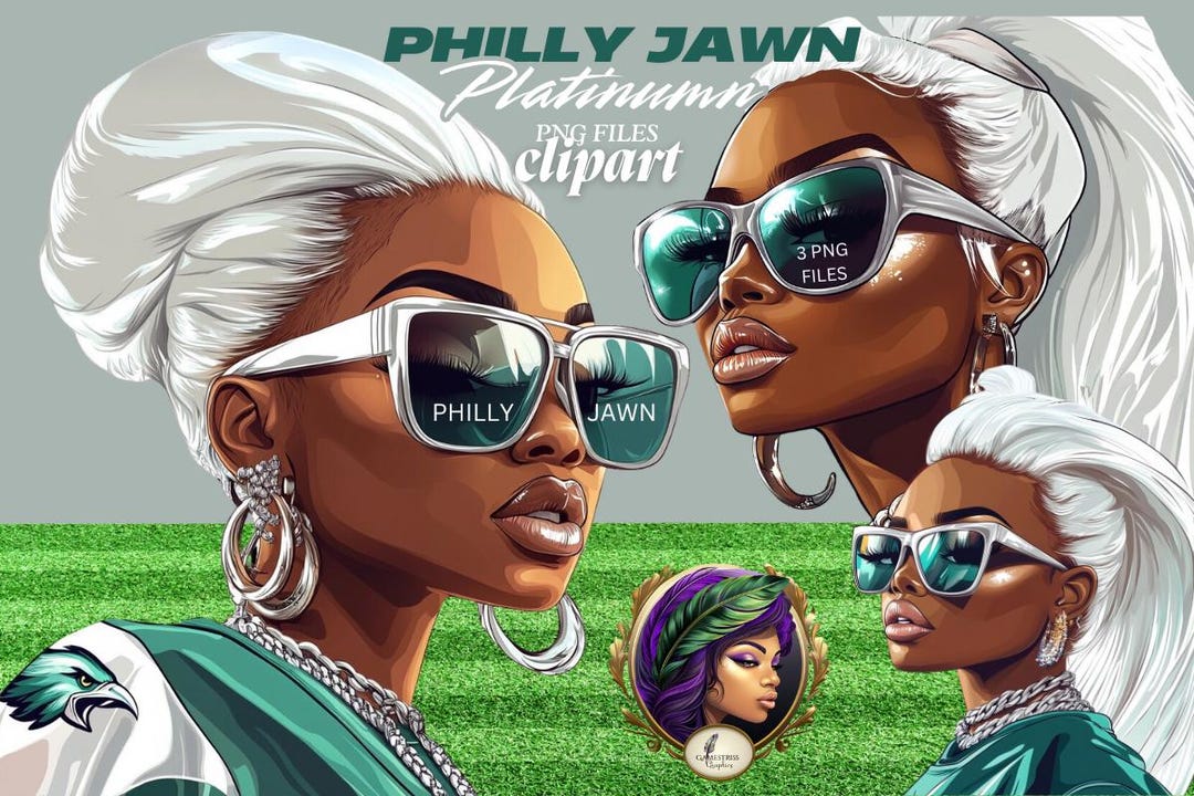 Philly Jawn PNG Clipart | Eagles Fan Art (digital Download) | Black ...
