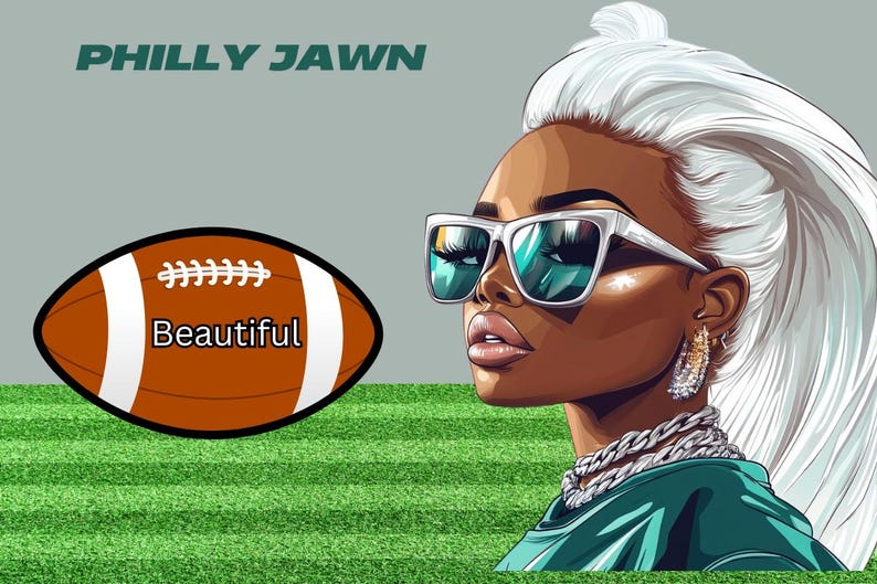 Philly Jawn PNG Clipart | Eagles Fan Art (digital Download) | Black ...