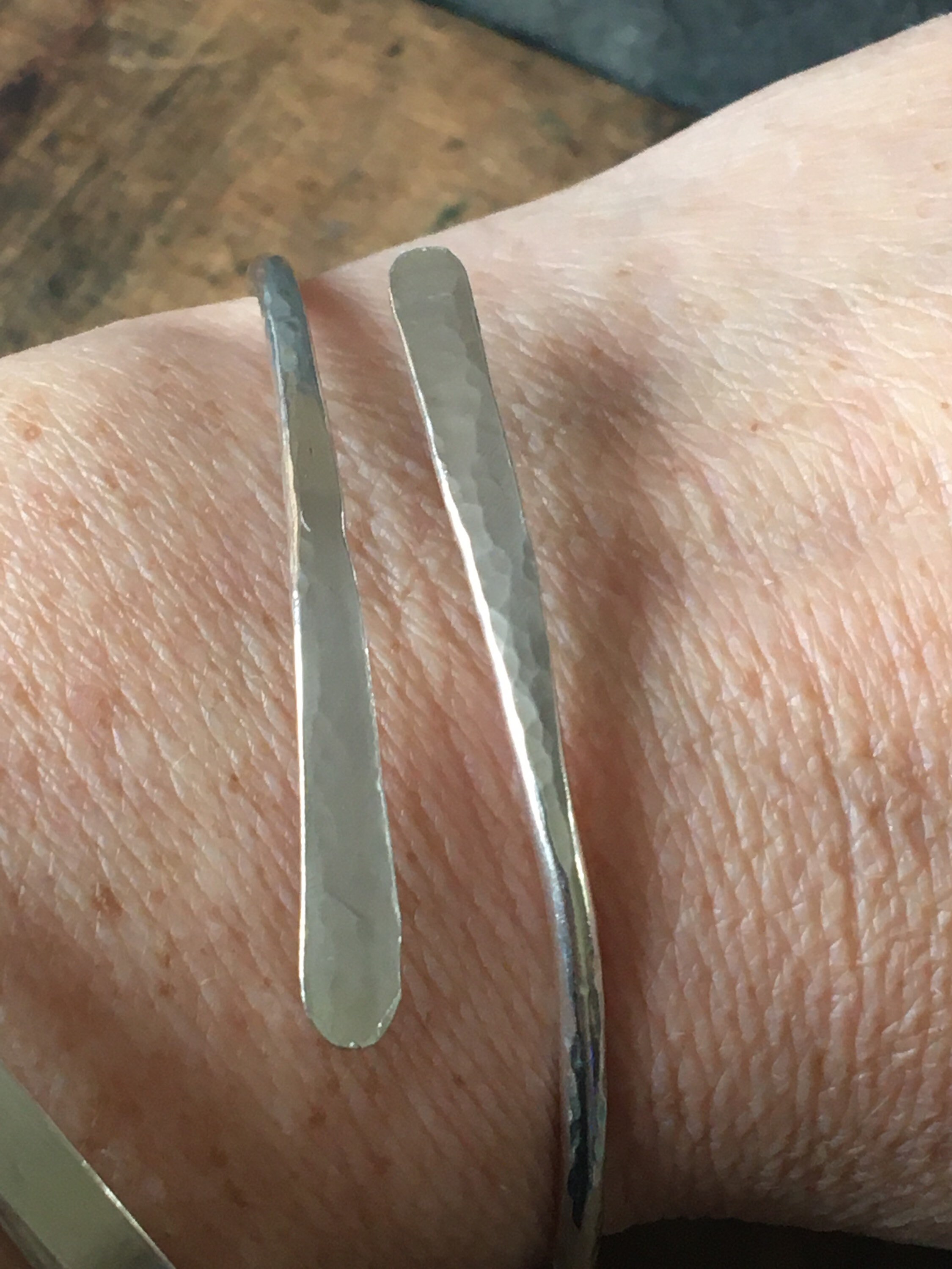 Adjustable Sterling Silver Bangle - Etsy UK