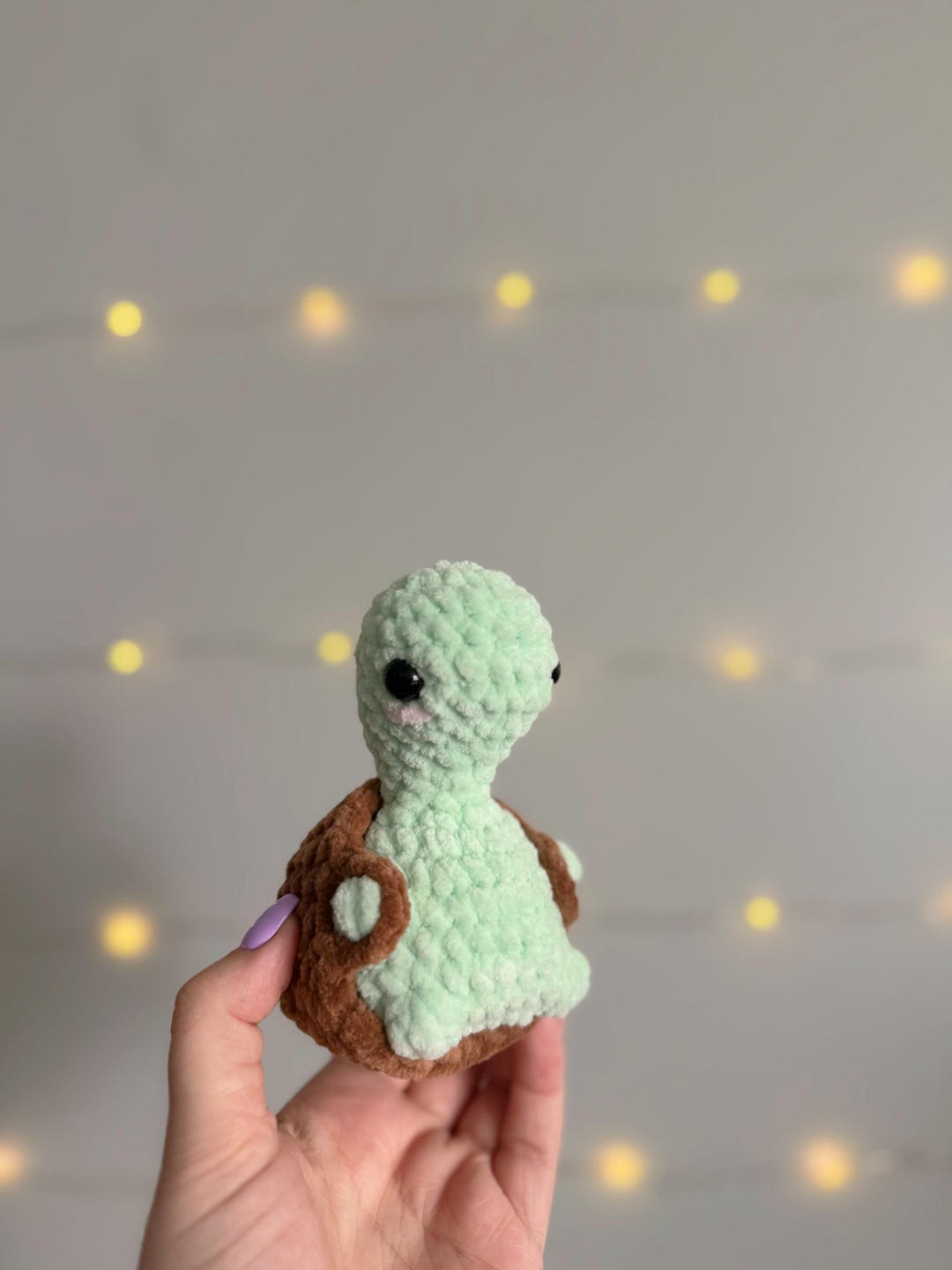 Cheeky Turtle Crochet Plush - Etsy