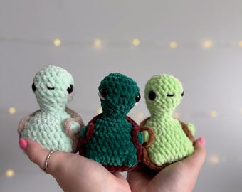 Crochet Cheeky Turtle Plush - Etsy