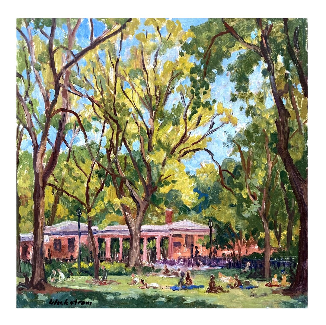 Original Oil Painting - Spring Light/tompkins Sq Park/east Village NYC ...