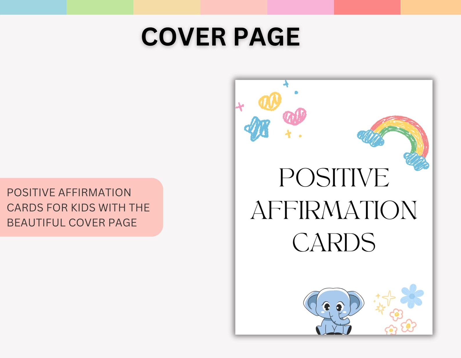 Positive Affirmation Cards for Kids | 30+ Printable Affirmation Cards ...
