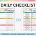 Summer Screen Time Checklist: Editable Chore Chart (digital Download ...
