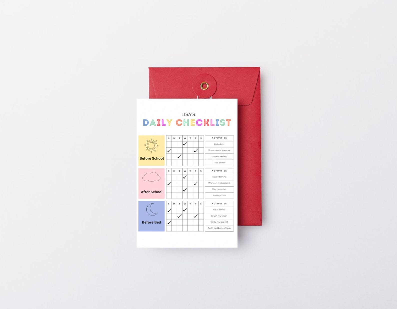 Editable Kids Chore Charts Bundle, Reward Allowance Behavior, Daily ...