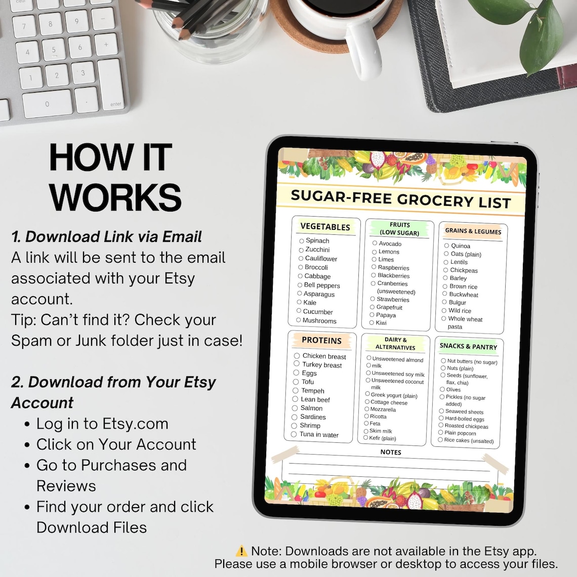 Sugar Free Grocery List, Low Sugar Food Chart, No Sugar Food List ...