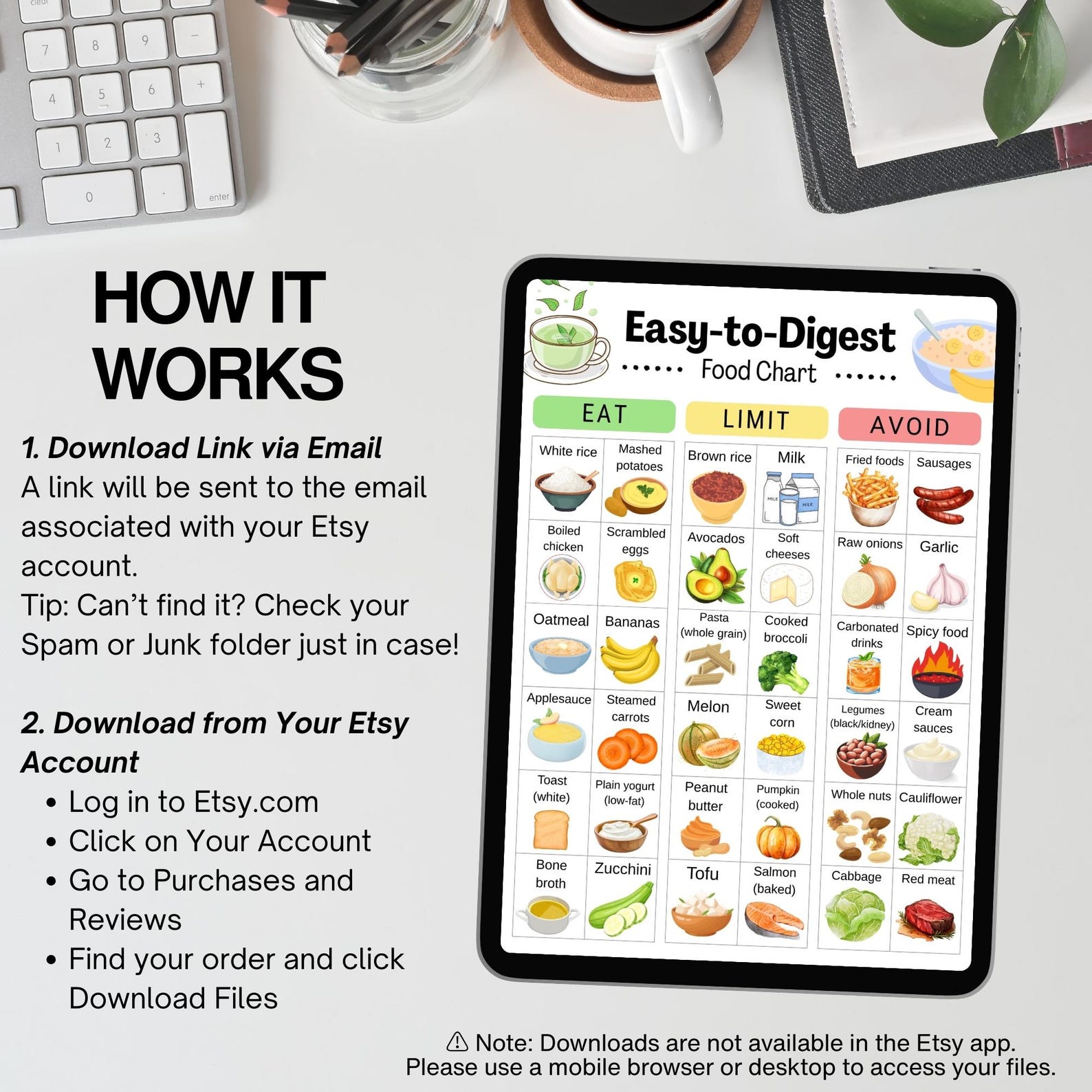 Easy to Digest Food List, Digestive Friendly Chart, Gentle Foods ...