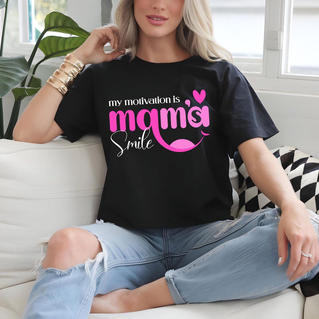 Happy Mama Smile SVG/PNG, Mama Motivation, Mom Gift From Kids, Mommy ...