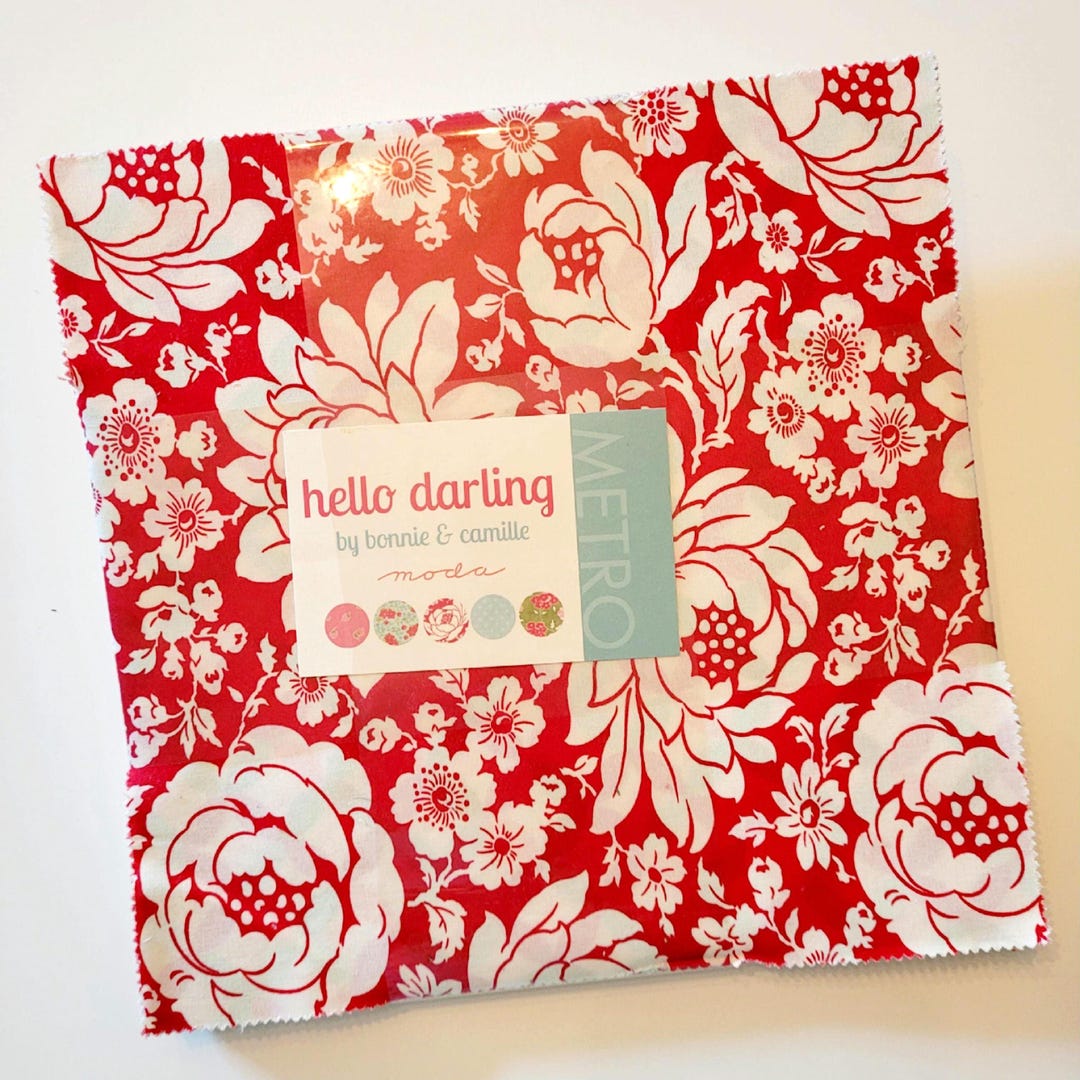 Hello Darling Layer Cake: Bonnie and Camille Moda Fabric - 10" Squares ...