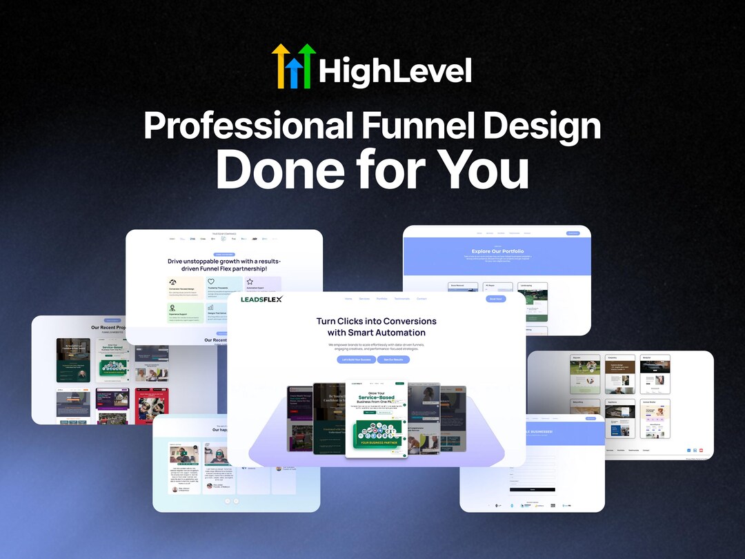 Freelancer Portfolio Funnel for Gohighlevel | GHL Funnel Template ...