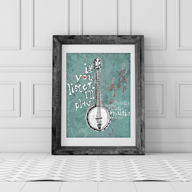 Banjo Art - Etsy