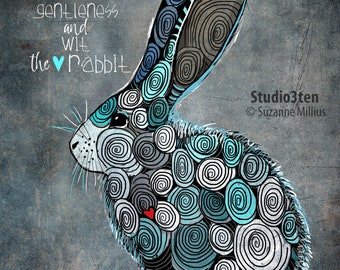 Spirit Rabbit Art - Etsy