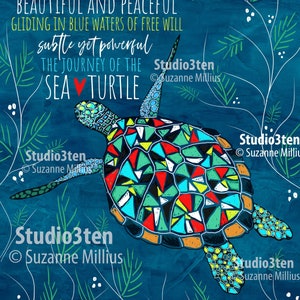 Sea Turtle, Sea Turtle Print, Turtle Art, Turtle Print, Turtle Poem ...