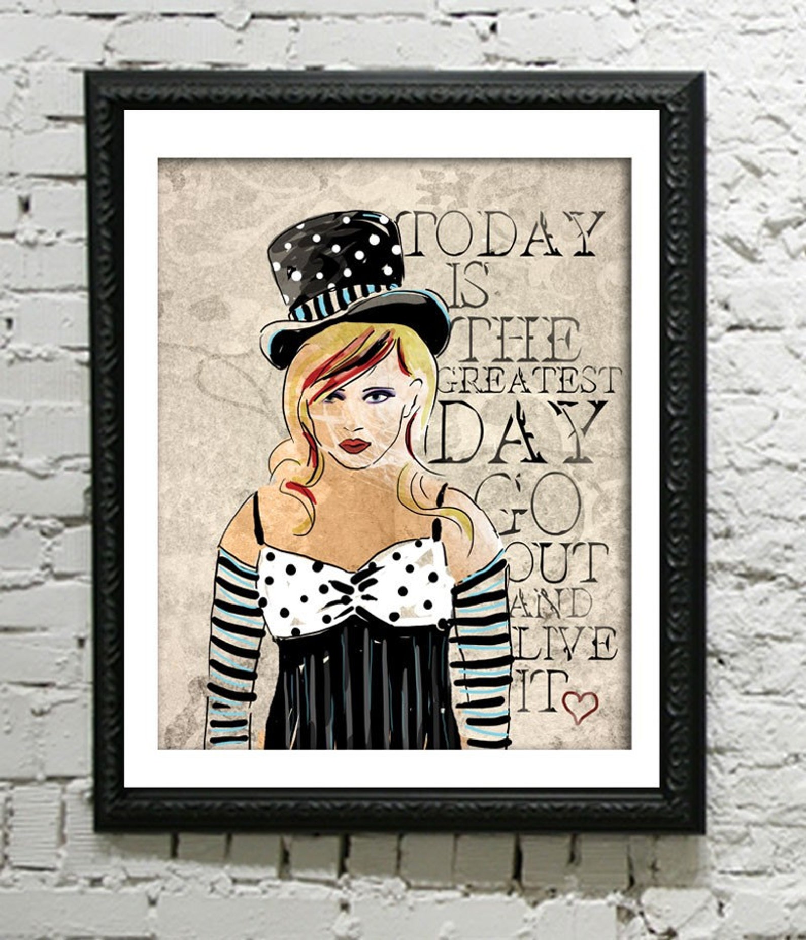 Today / Original Illustration ART Print SIGNED / 8 X 10 Free - Etsy