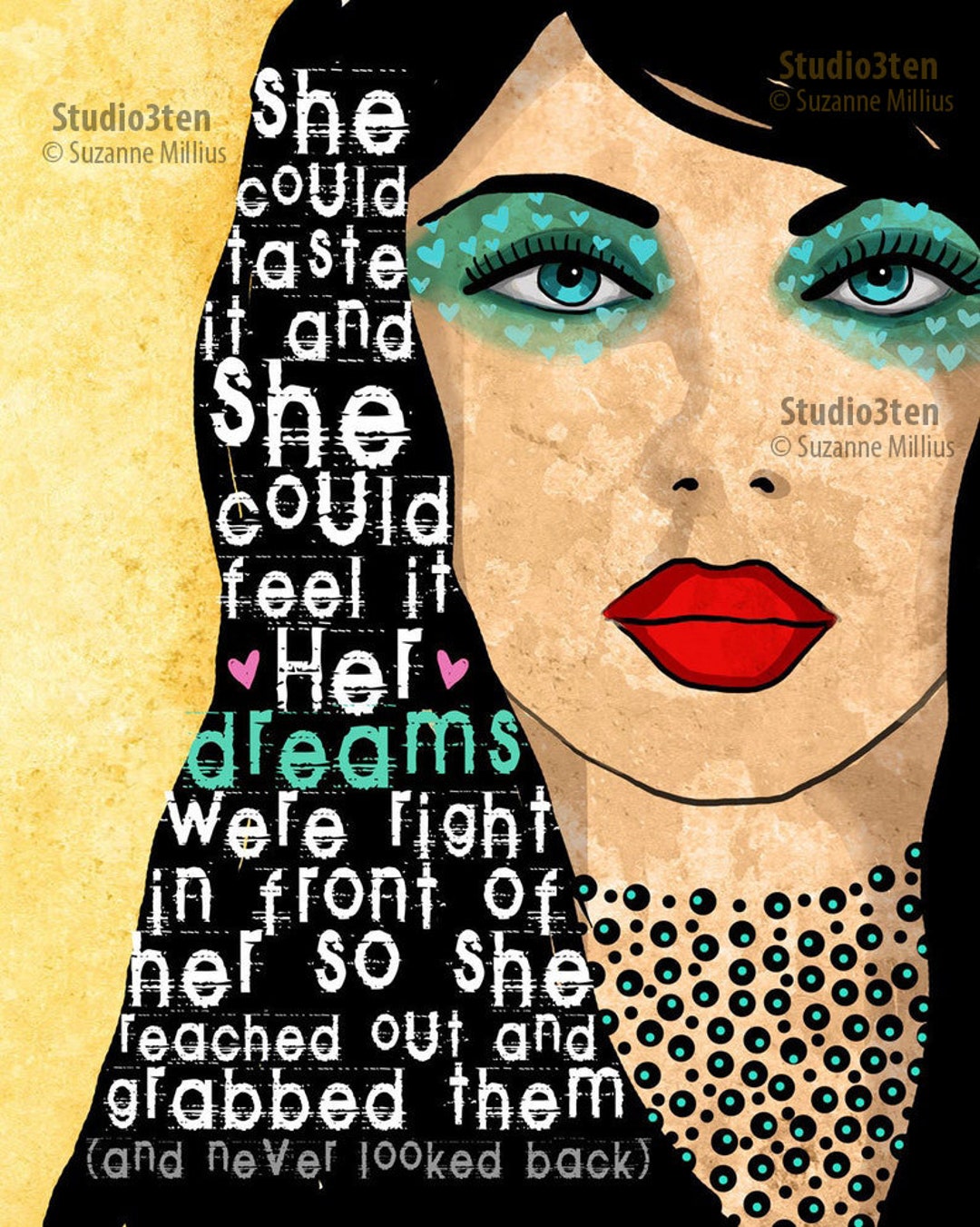 Reaching for Dreams Print, Inspirational Print, She Believed She Could ...