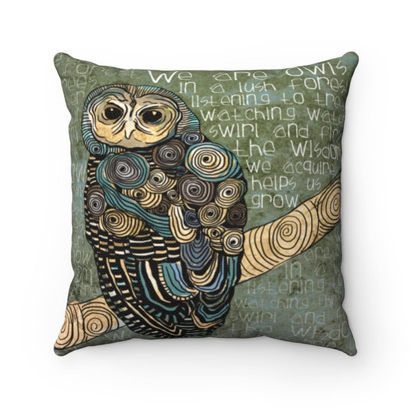 Owl Pillow - Etsy