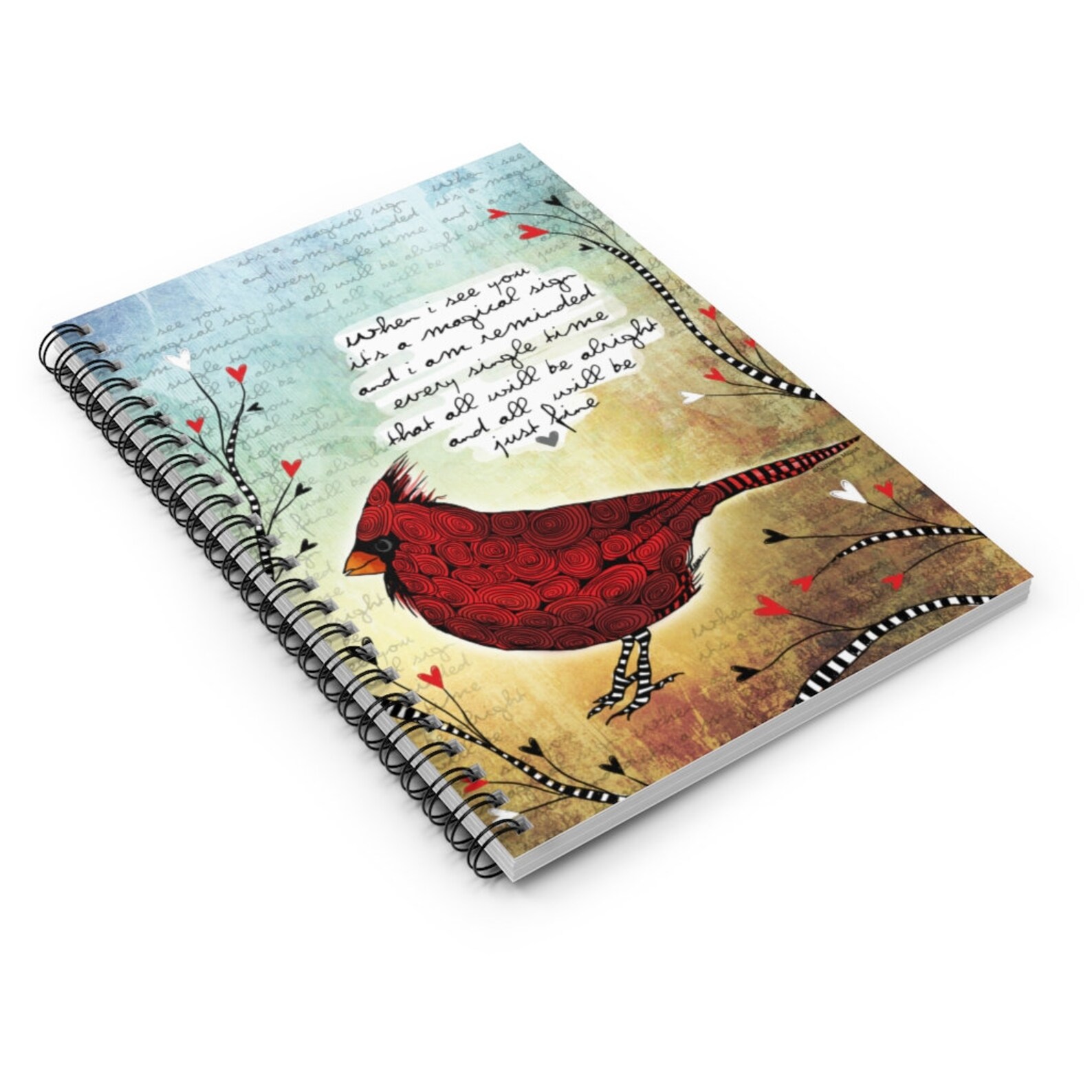 Cardinal Journal Cardinal Diary Journal With Cardinals - Etsy