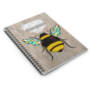 Bee Journal, Bee Keeper, Bee Notebook, Bee Diary, Journal With Bee, Bee ...