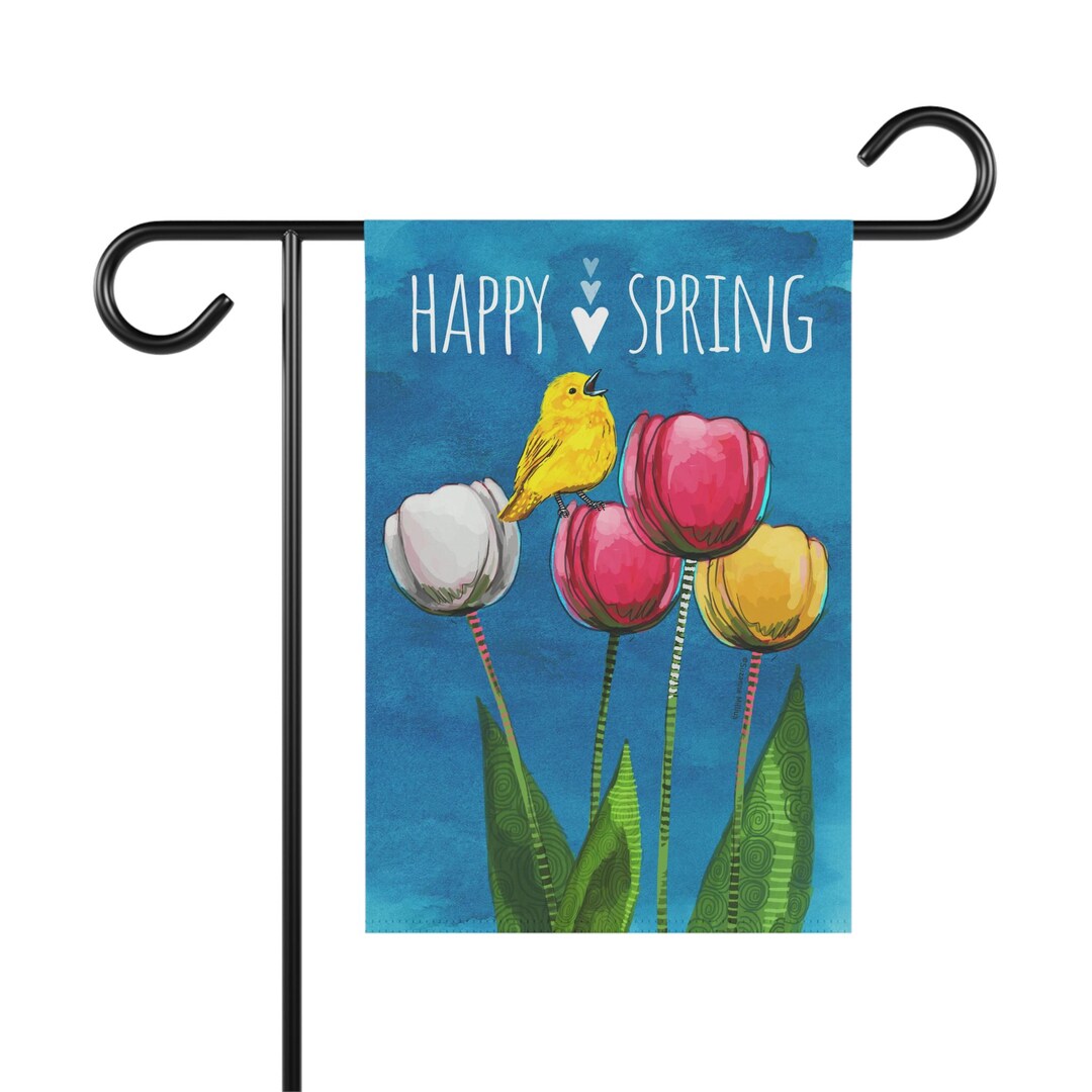 Tulip Garden Flag, Tulip Yard Flag, Tulip Art, Tulip Lover, Gift for ...