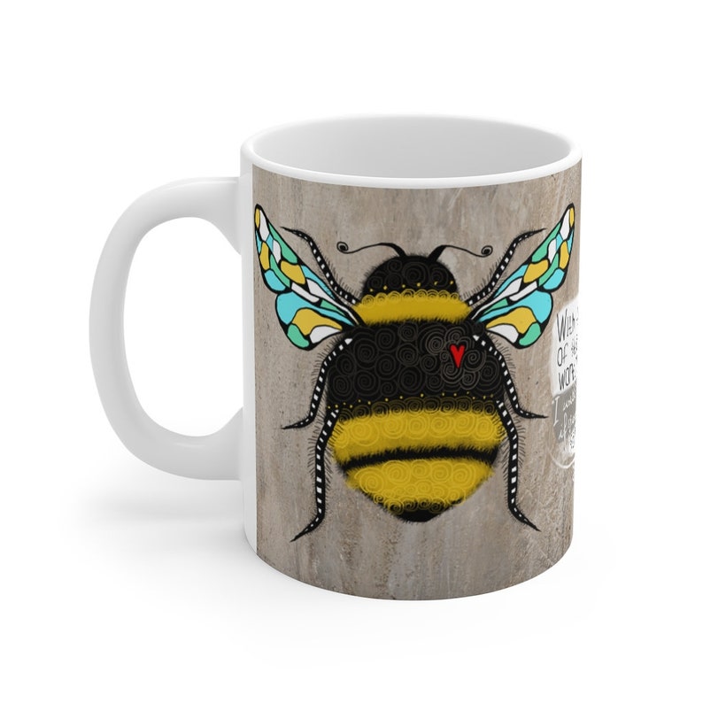 Bee Mug Bee Cup Bumble Bee Mug Honey Bee Cup Gift for Bee | Etsy