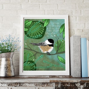 Chickadee, Chickadee Art, Song Bird, Small Bird, Happy Bird, Bird ...