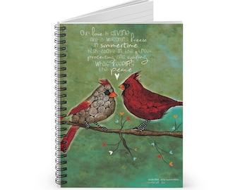 Cardinal Journal, Cardinal Diary, Journal With Cardinals, Blank Book ...