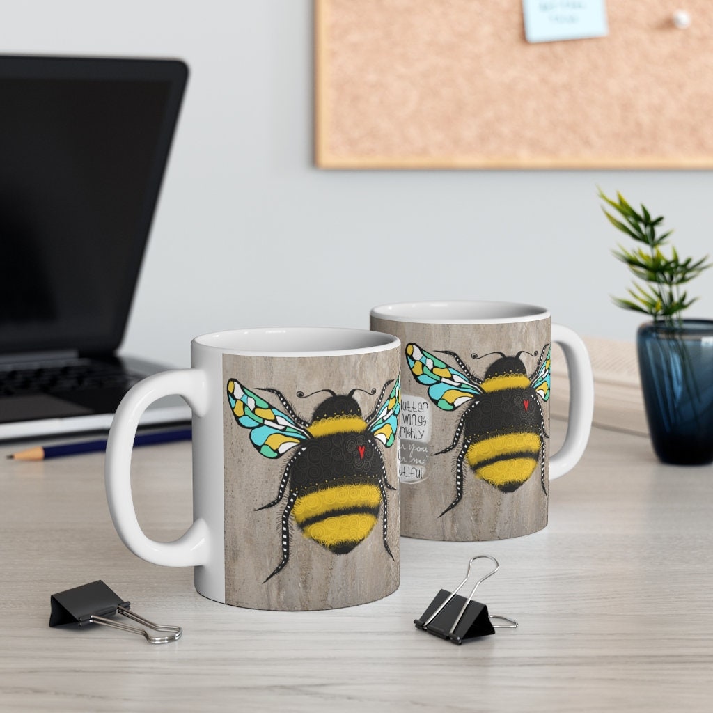Bee Mug Bee Cup Bumble Bee Mug Honey Bee Cup Gift for Bee - Etsy