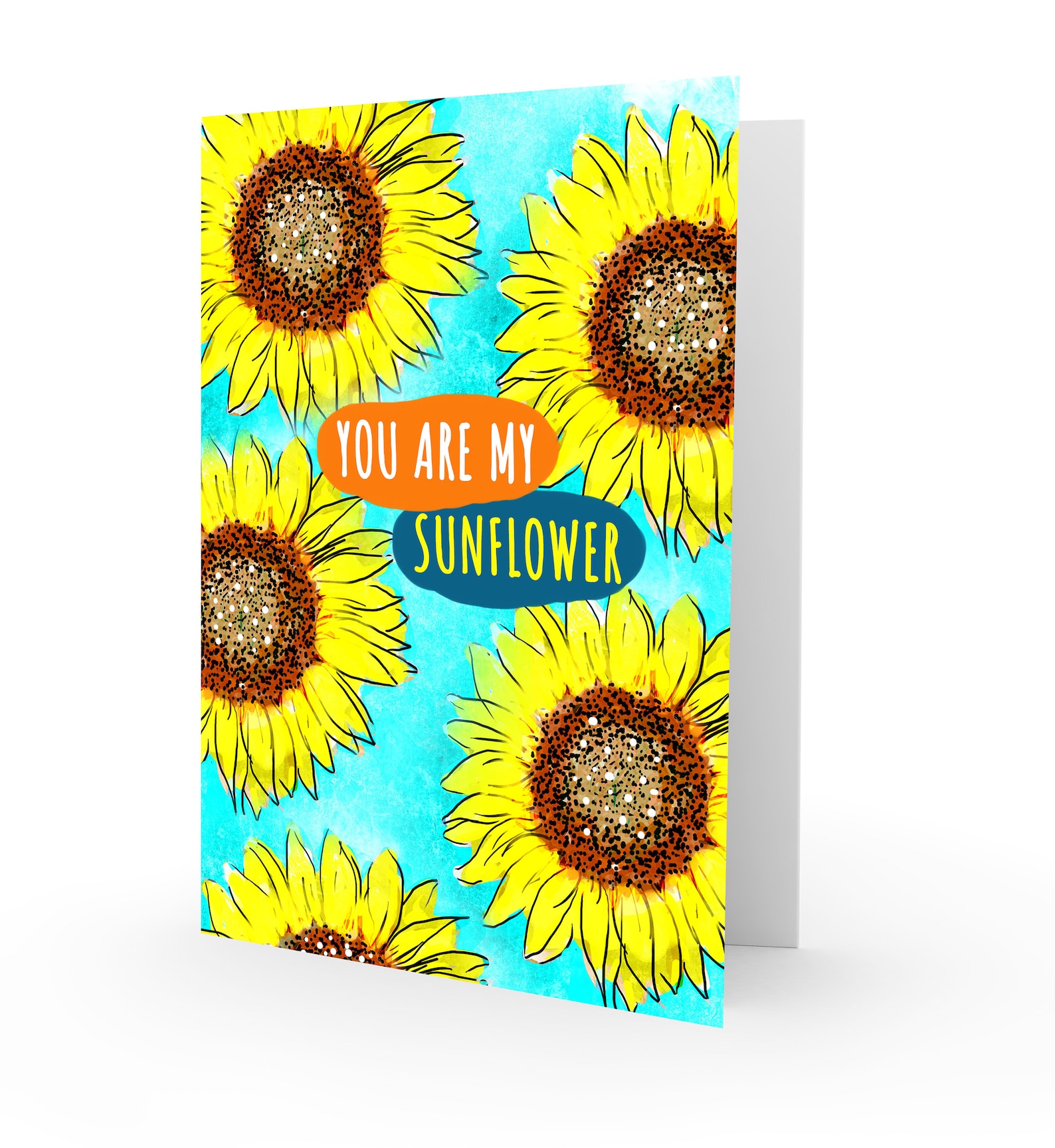 Sunflower card mothers day card card with sunflowers you | Etsy