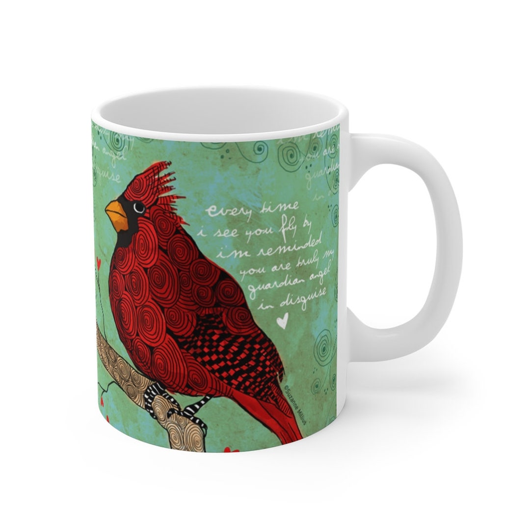 Cardinal Coffee Cup, Cardinal Cup, Cardinal as a Sign, Coffee Drinker ...
