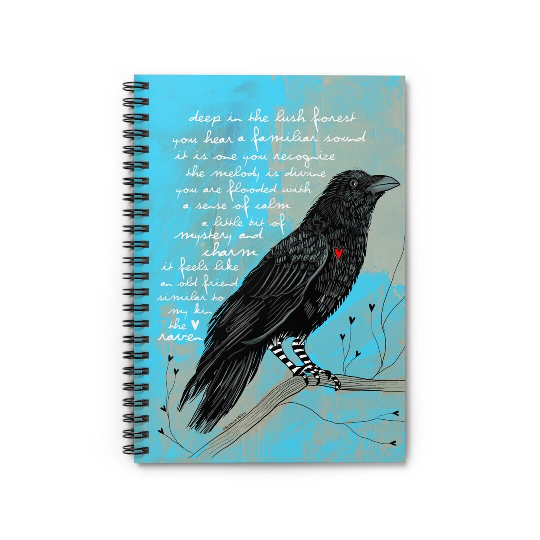Raven Journal, Raven Notebook, Raven Book, Raven Diary, Diary With ...