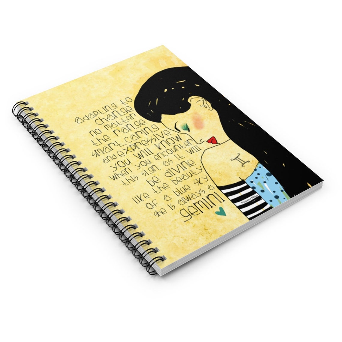 Gemini Journal Gemini Diary Gemini Book Gemini Print Gift | Etsy
