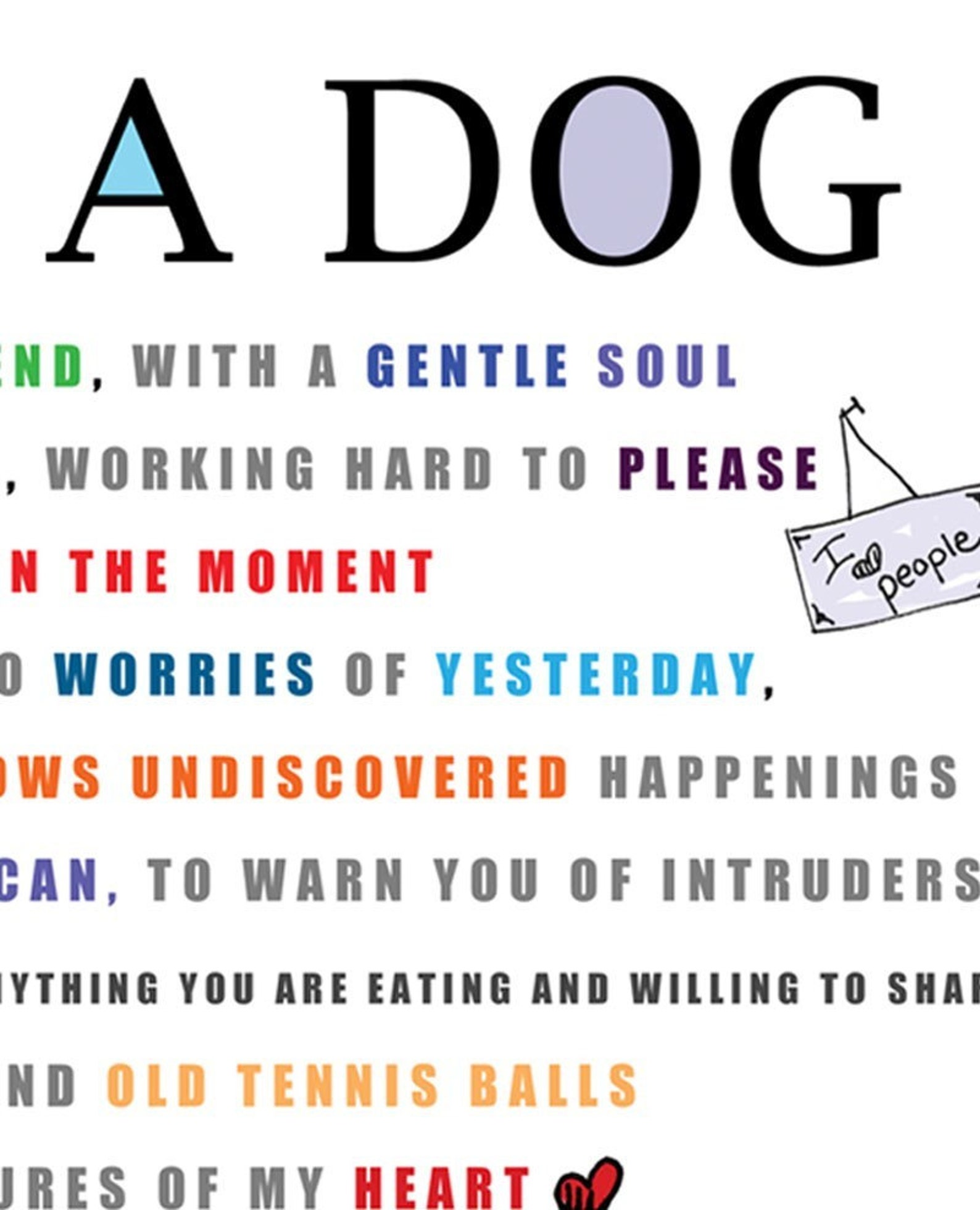 Poem About Dog, Dog Print, Mans Best Friend, Gift for Dog Lover, Dog ...