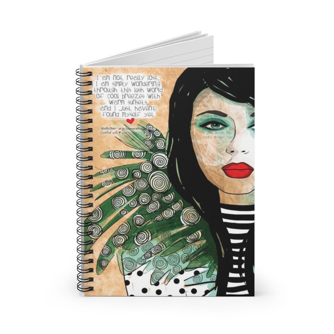 Finding Me Journal Astrology Dream Book Spiral Notebook - Ruled Line - Etsy