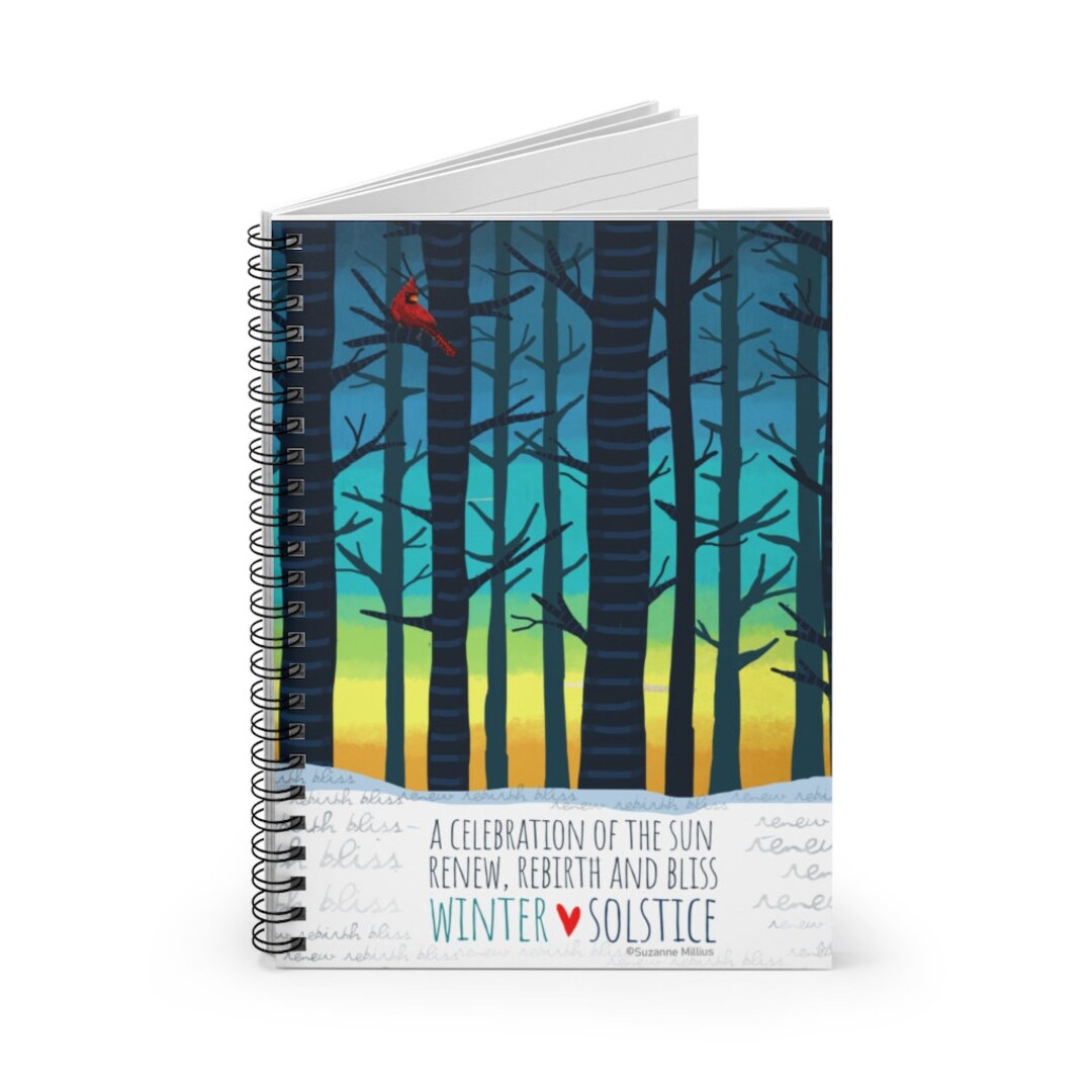 Winter Solstice Journal, Winter Journal, Rebirth, Renew, Starting Over ...