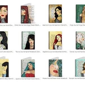 Gemini Journal, Gemini Diary, Gemini Book, Gemini Print, Gift for ...