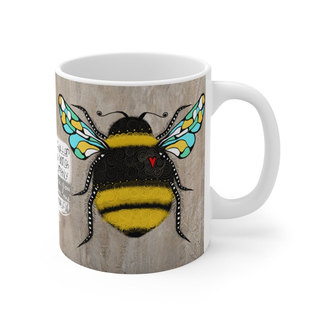 Bee Mug, Bee Cup, Bumble Bee Mug, Honey Bee Cup, Gift for Bee Lover ...