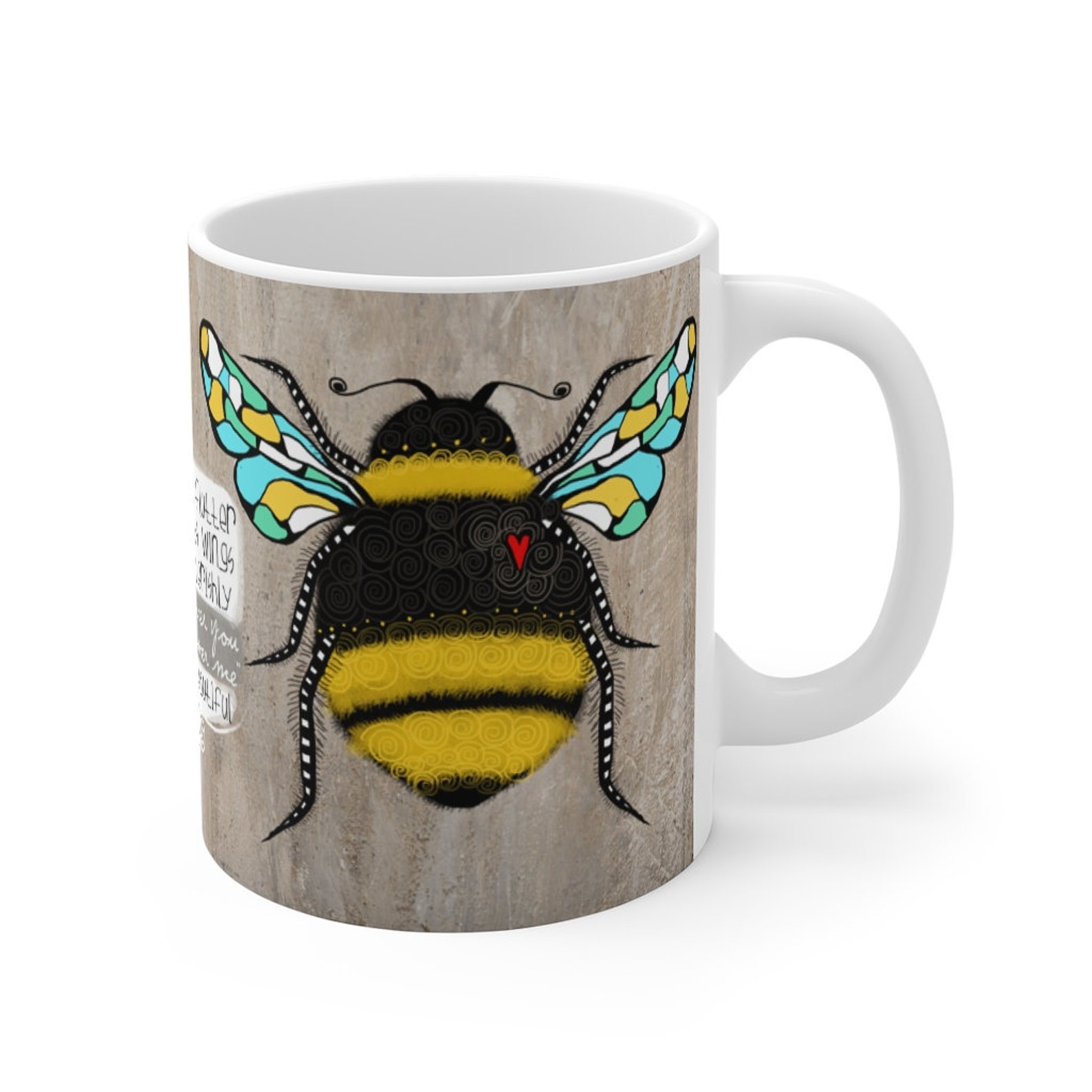 Bee Mug Bee Cup Bumble Bee Mug Honey Bee Cup Gift for Bee - Etsy