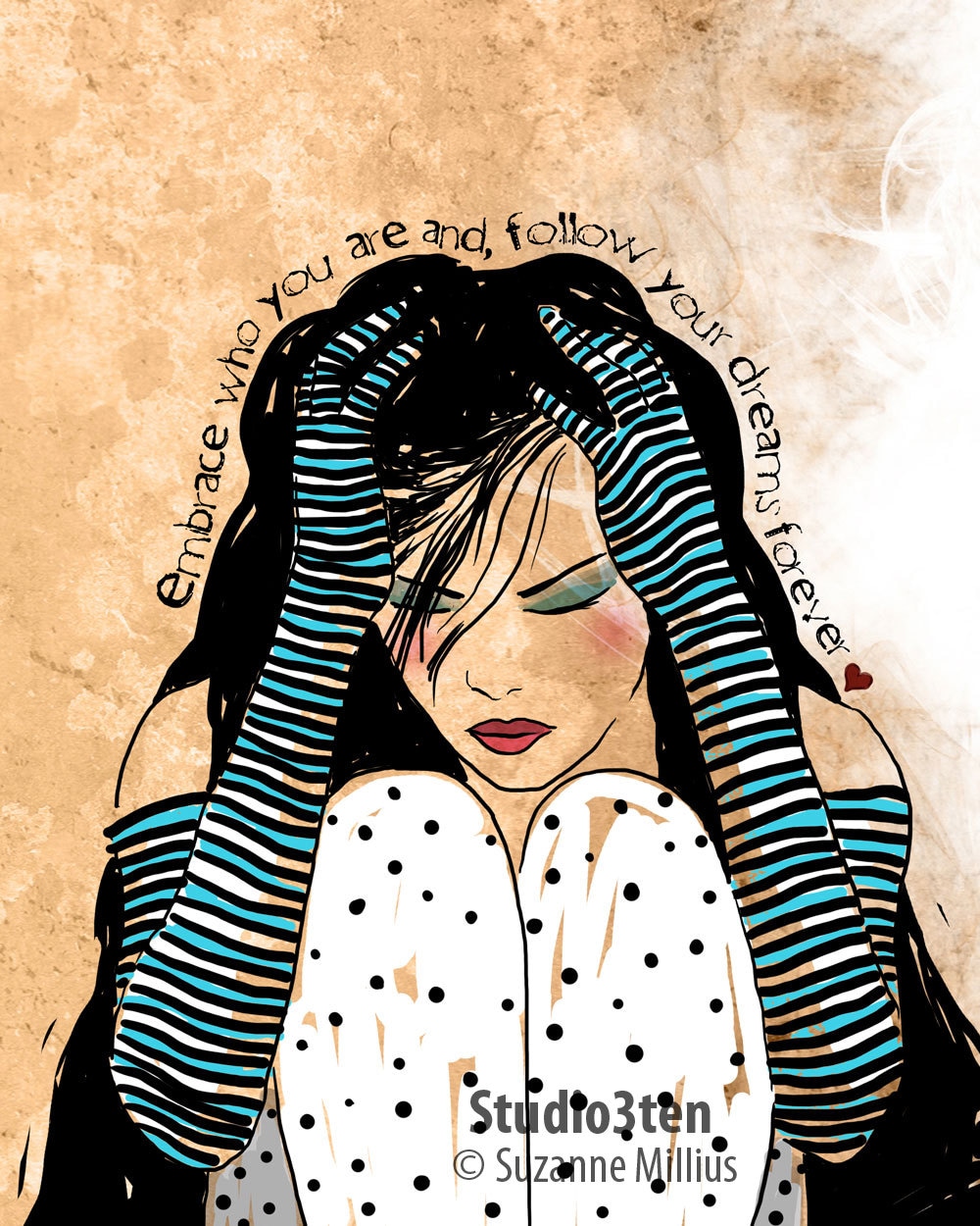 Follow Your Dreams / Original Illustration ART Print SIGNED / 8 X 10 ...