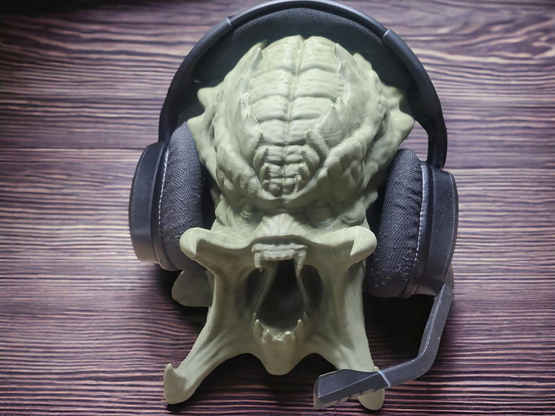 Predator Headphone Stand | Alien Vs Predator Bust L Gaming Xenomorph ...