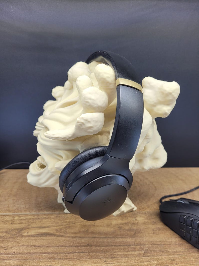 Mushroom Zombie Headphone Stand: Horror Lover Headset Holder - Dad Gift ...