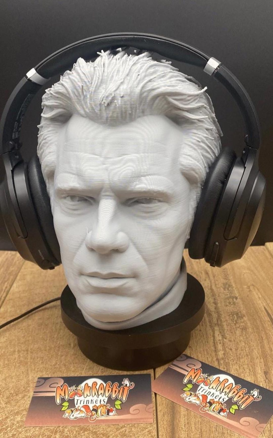 Kirsh Timothy Olyphant Bust - Alien Earth Synth Headphone Stand - PC ...