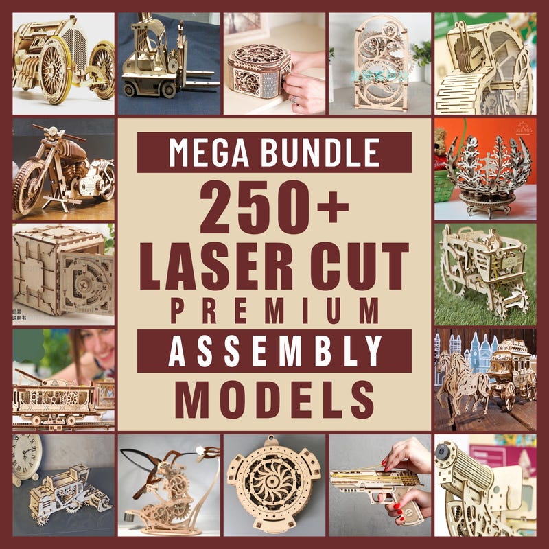 Laser Cut Models - Etsy