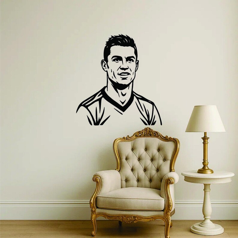 Cristiano Ronaldo SVG Bundle, Soccer Player Laser Cut Files, Glowforge ...