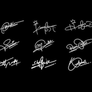 Custom Handwritten Signature Logo Design: Personalized Autograph - Etsy